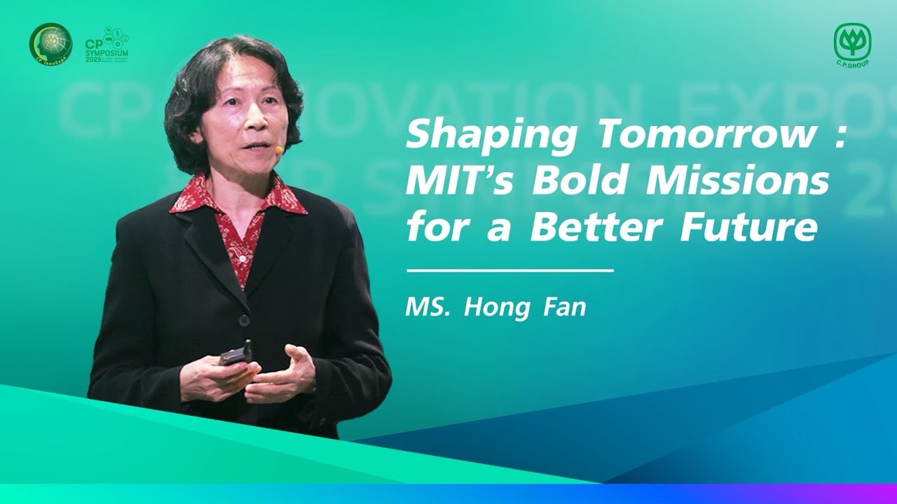 SHAPING TOMORROW: MIT'S BOLD MISSIONS FOR ABETTER FUTURE : MS. HONG FAN ...
