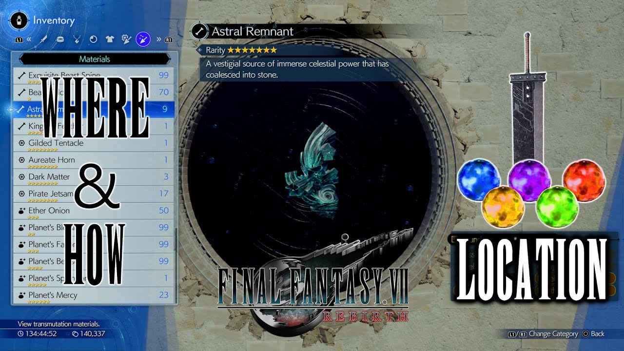 #FinalFantasy7 | #Rebirth | #VRBAttle | Astral Remnants - YouTube