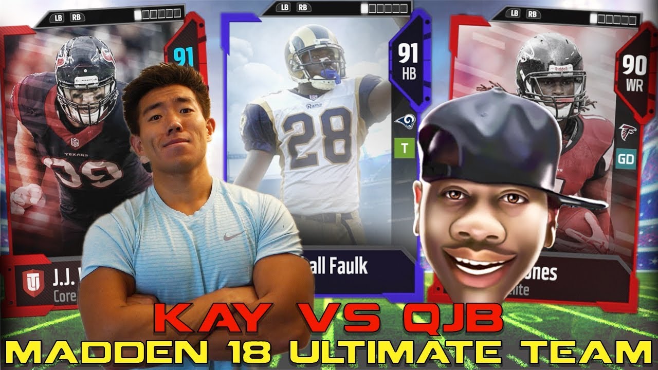 KAY VS QJB! GOD SQUAD VS GOD SQUAD! MADDEN 18 ULTIMATE TEAM - YouTube