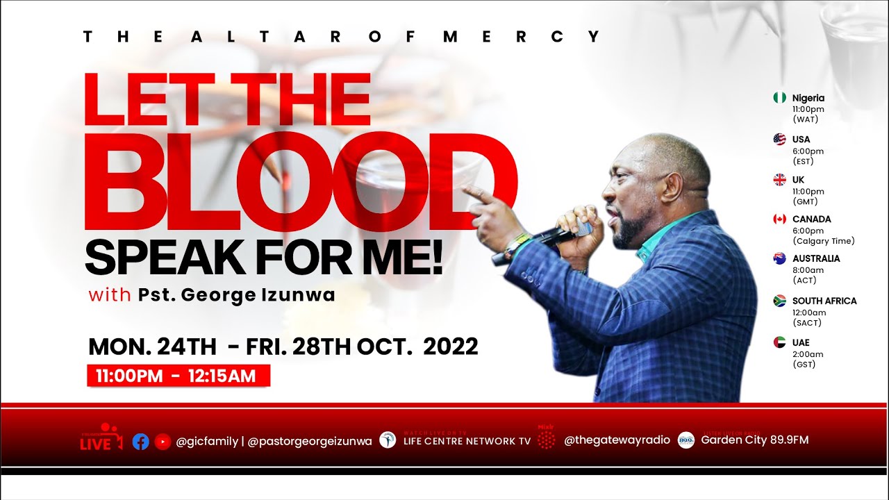 Let The Blood Speak For Me. - YouTube