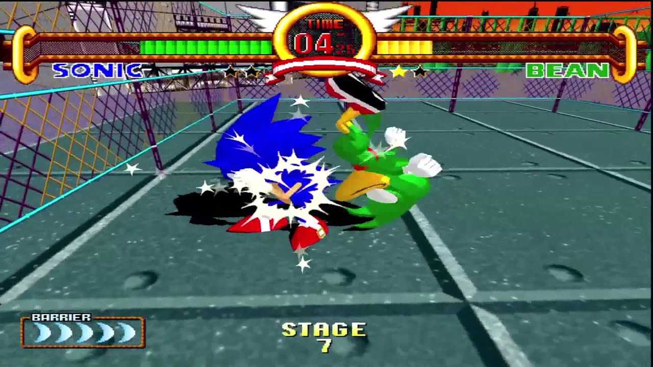 Sonic The Fighters - Mode Arcade : Sonic The Hedgehog - YouTube