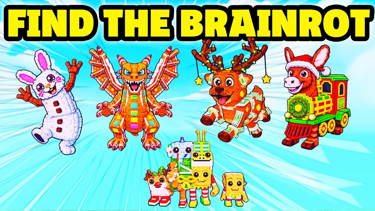 FINDING NEW CHRISTMAS BRAINROTS in Find The Brainrot [320] - YouTube