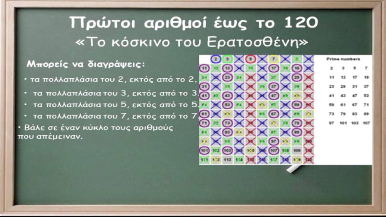 Πρώτοι και Σύνθετοι αριθμοί - YouTube