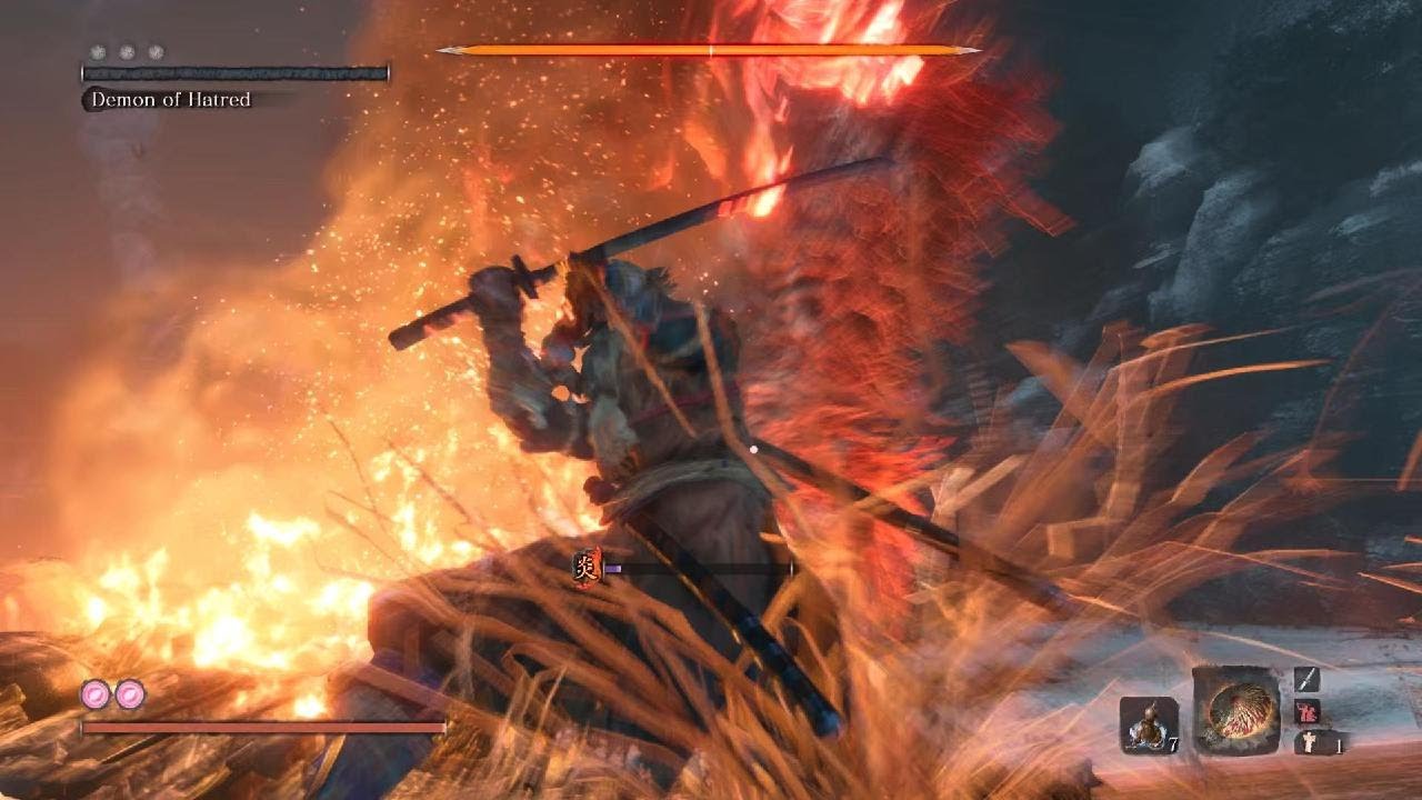 Demon of Hatred Conquered - Sekiro - YouTube