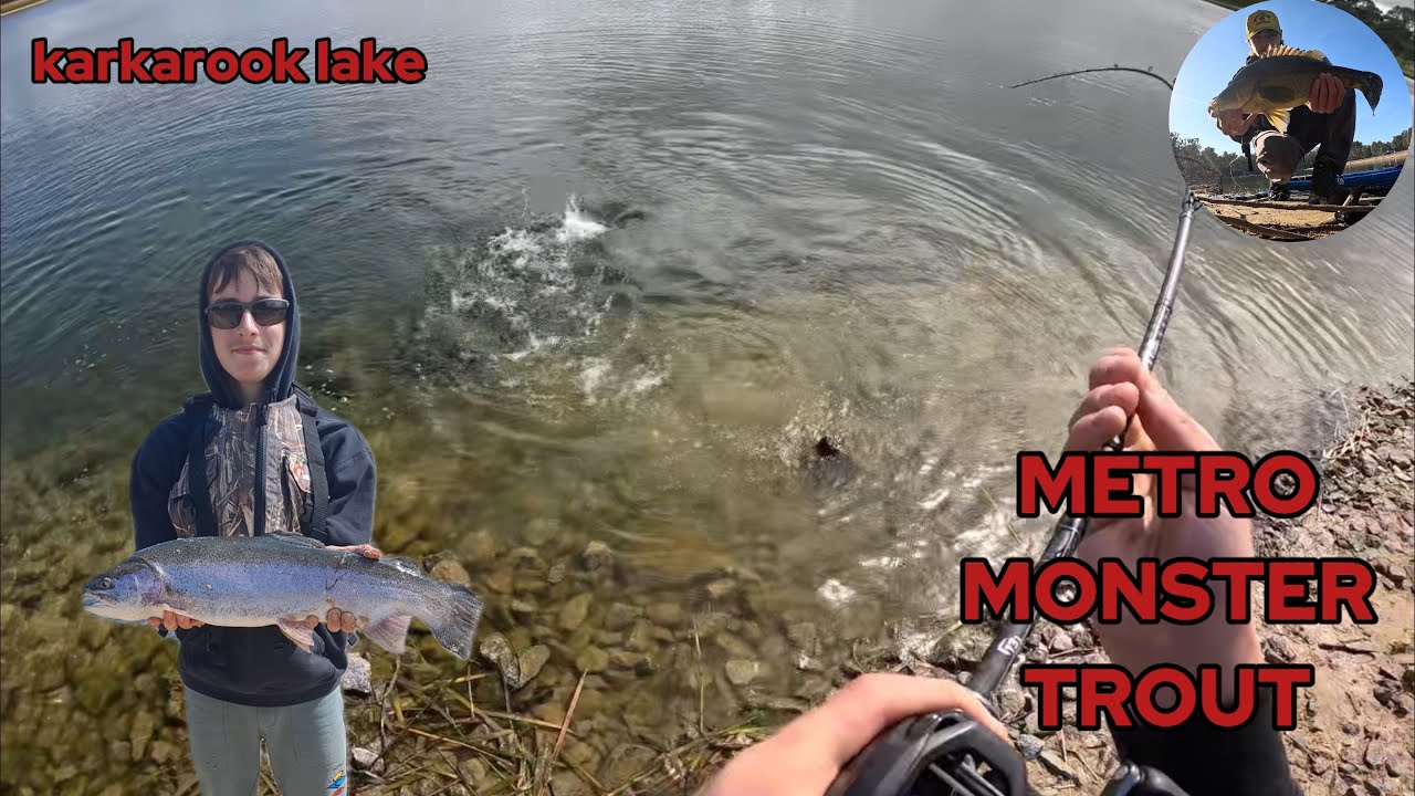 URBAN MONSTERS!!! l Karkarook Lake Stonker Trout - YouTube