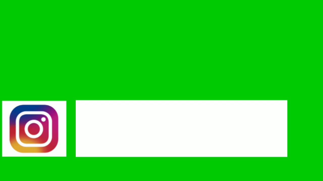 Instagram Logo Green Screen Animation green videos 2020 - YouTube