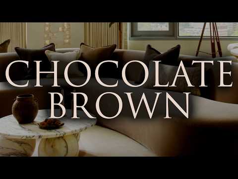 Our Top 10 CHOCOLATE BROWN Interior Decorating Ideas | Luxurious & Earthy Styles
