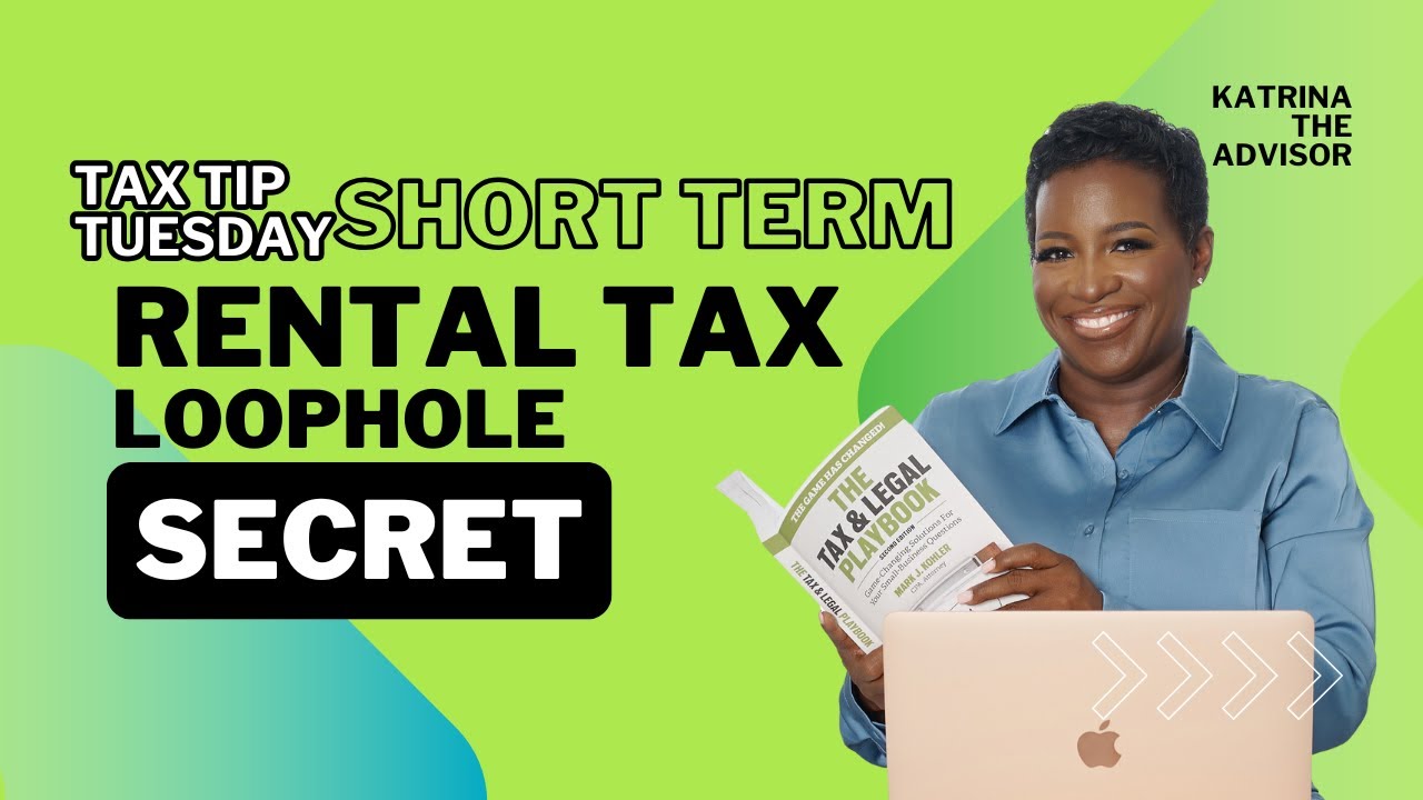Top Tax Expert Reveals Short Term Rental Loophole SECRET! - YouTube