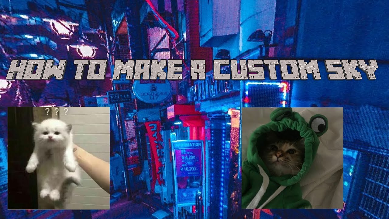 custom sky tutorial - YouTube