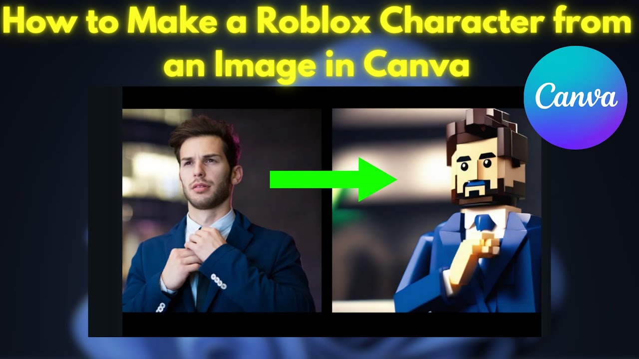 How to Make a Roblox Character from an Image in Canva - YouTube