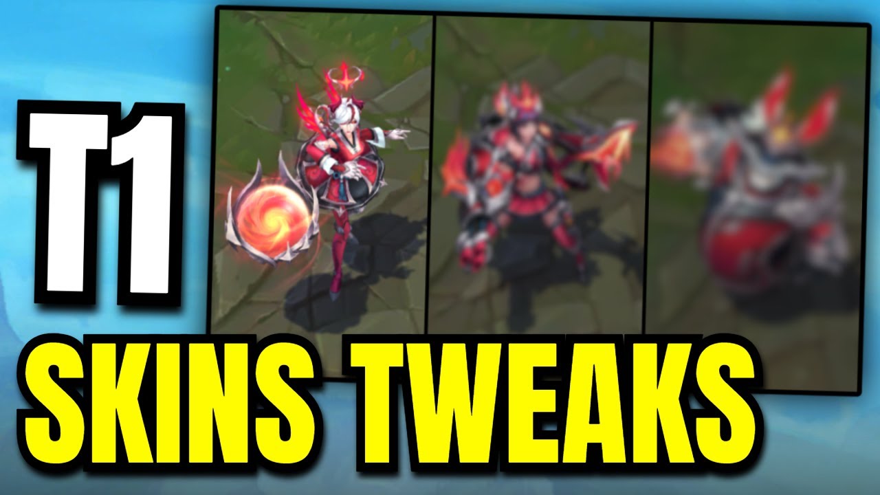 All T1 Skins Got Changed! | League of Legends - YouTube