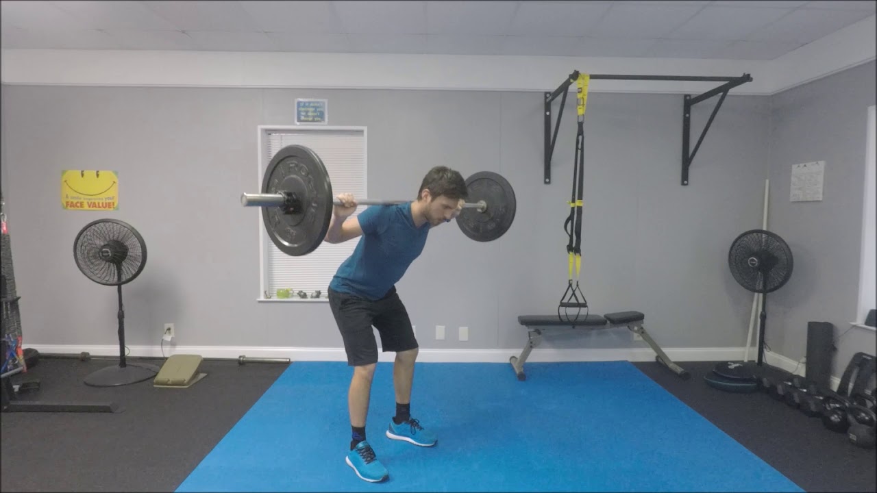Buenos días con Barra // Barbell Good morning - YouTube
