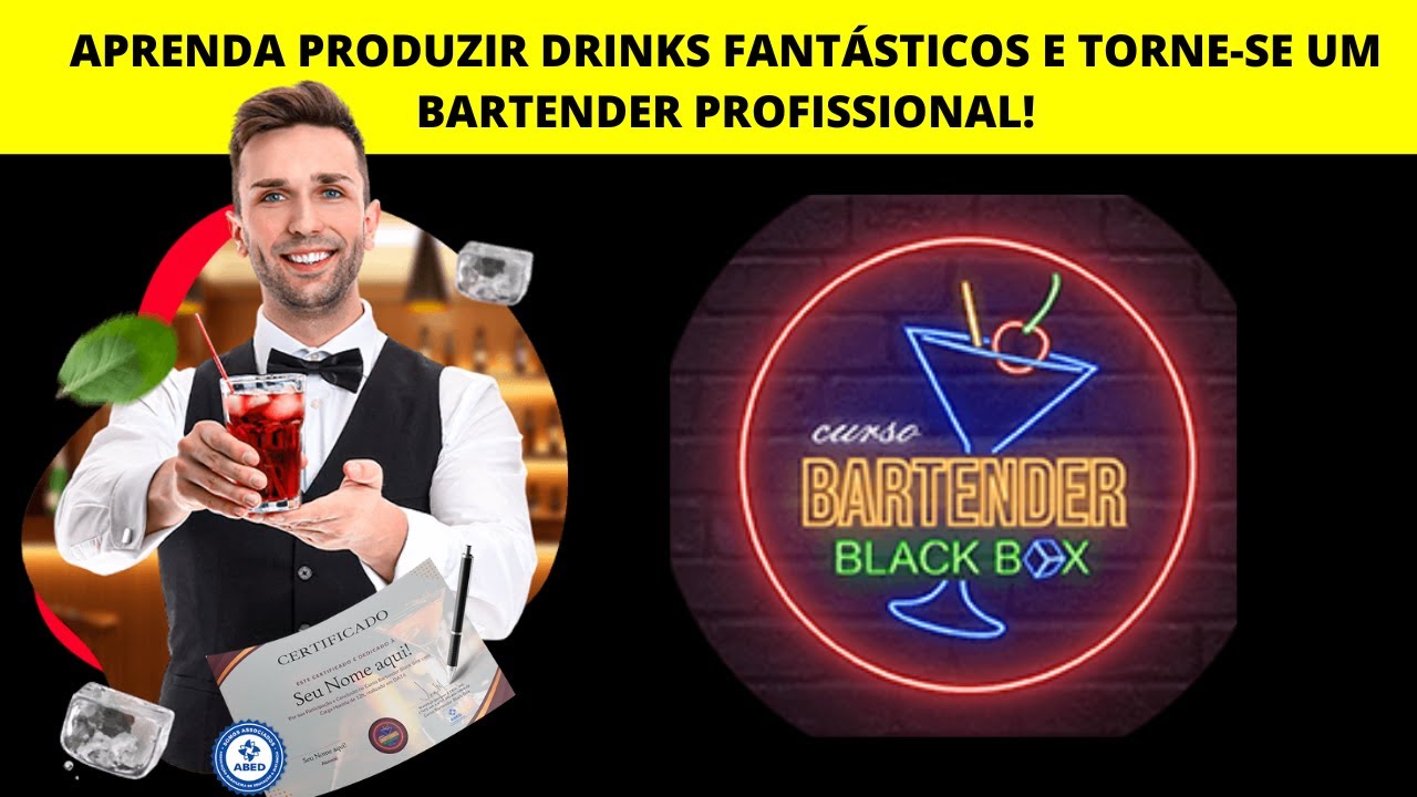 Curso de Bartender Black Box. Curso de Barman Completo. - YouTube