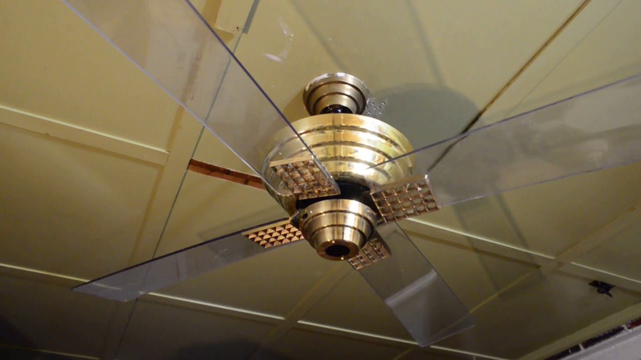 Spring Wind Fan Co. (Firebird) 52" Ceiling Fan - YouTube