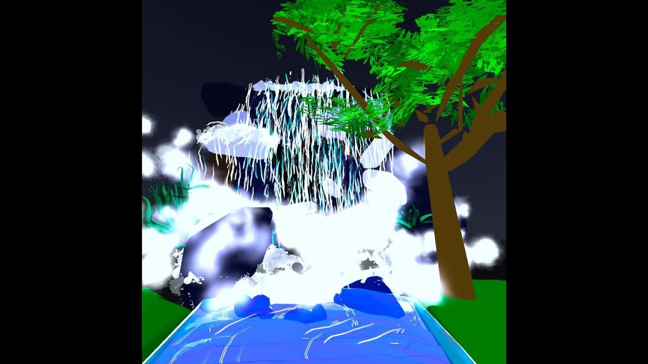 Openbrush / Tiltbrush / Multibrush VR Waterfall Short - YouTube