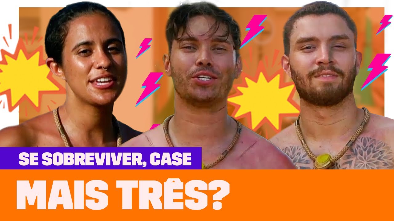 TRÊS? 👀 Trisal choca participantes de abrigo! | Se Sobreviver, Case ...
