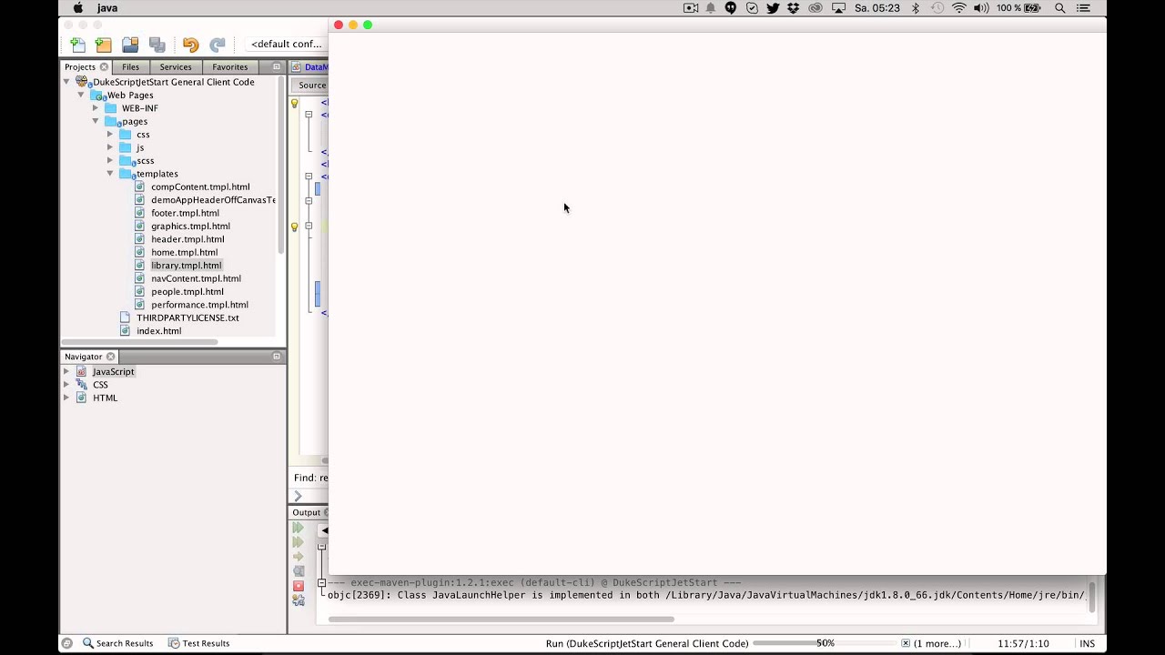 DukeScript & Oracle Jet - YouTube