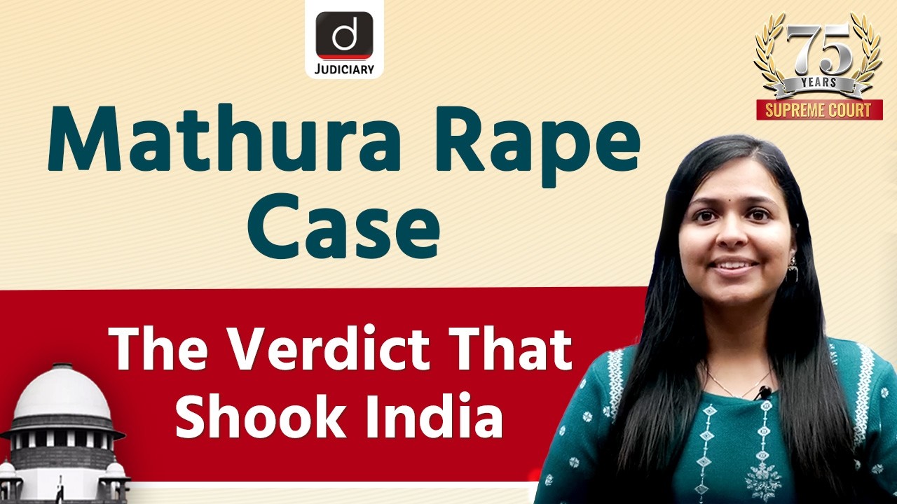 Tukaram v. State of Maharashtra Case | Mathura Rape Case | 75 Landmark ...