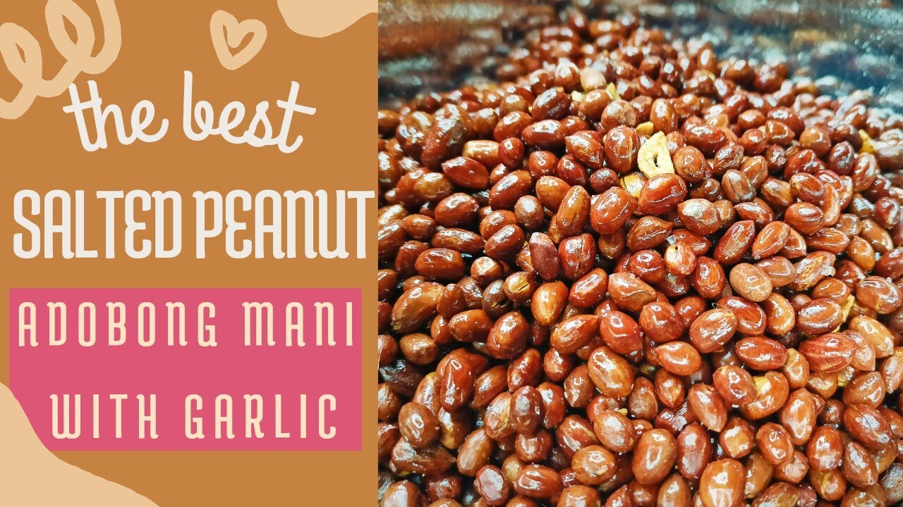 Easy SALTED PEANUT/ADOBONG MANI WITH GARLIC (#friedpeanuts) - YouTube