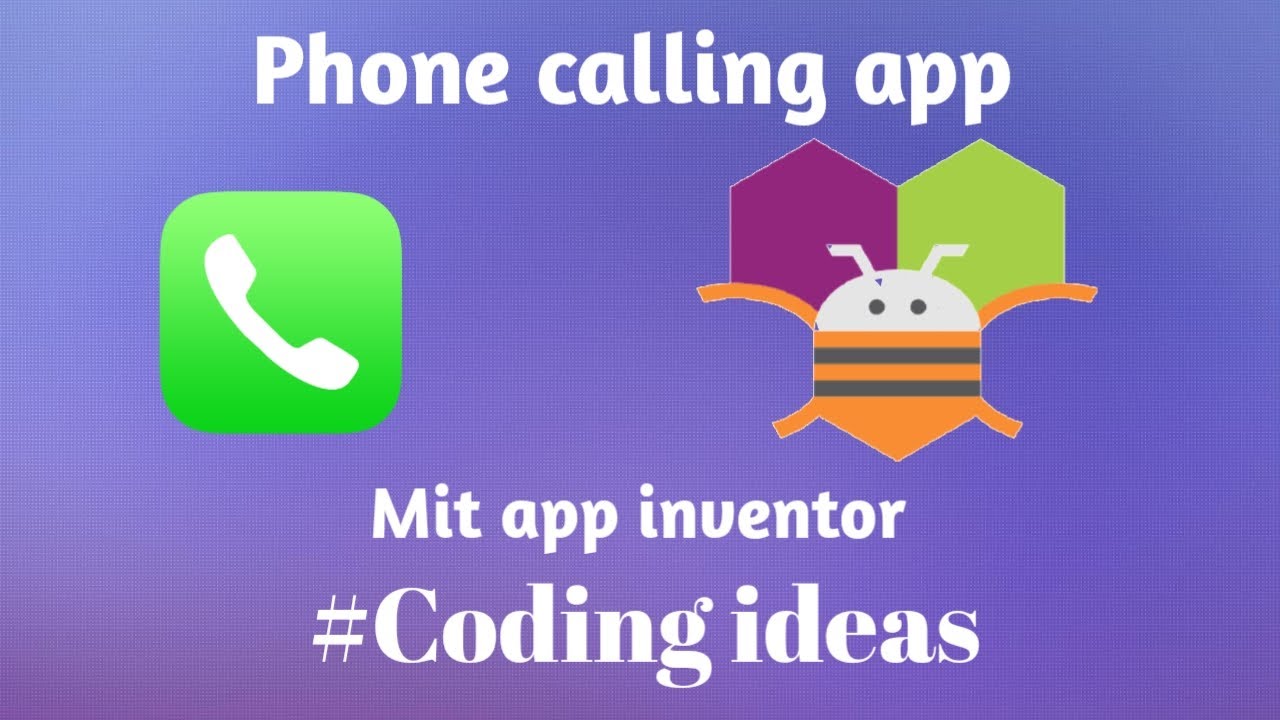 Phone call app using Mit app inventor | Coding ideas - YouTube