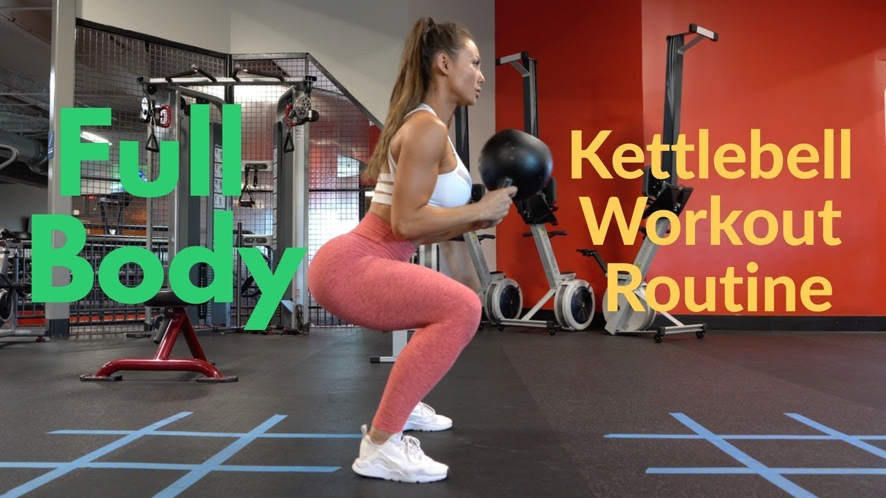 Full Body Kettlebell workout with Michie Peachie - YouTube