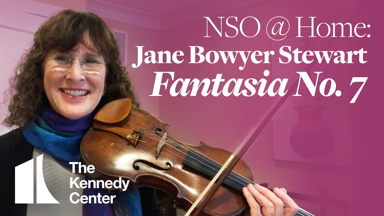 NSO @ Home: Jane Bowyer Stewart, First Violin | Fantasia No. 7 by Telemann - YouTube