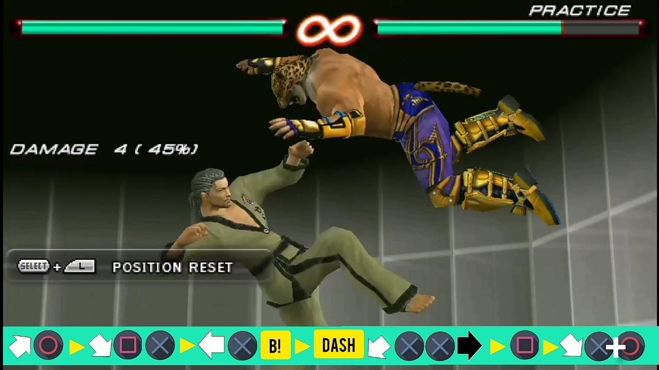 Baek Simple Combo in Tekken 6 | with button guide - YouTube