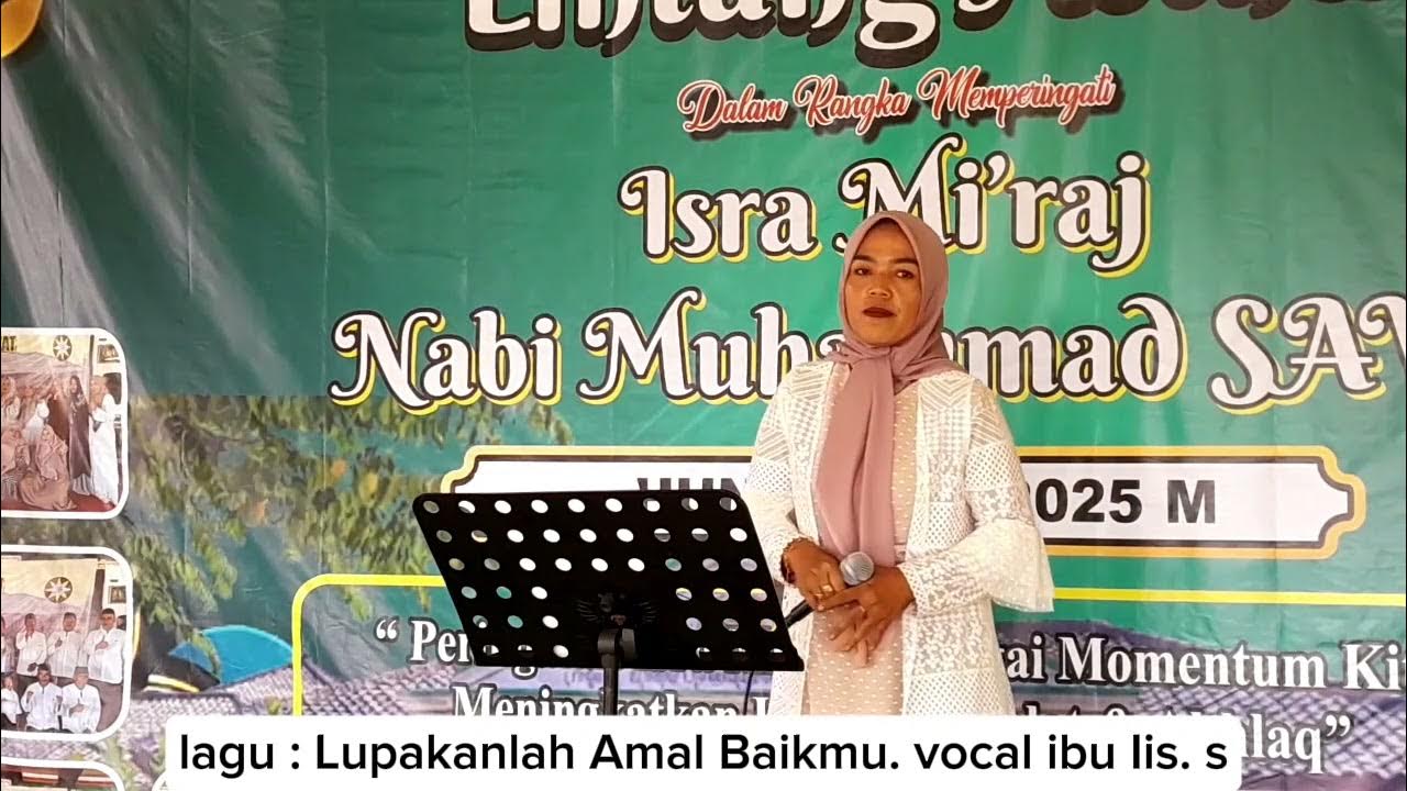 lagu religi" Lupakanlah Amal Baikmu" cipt bpk drh. H. M. Burhan. vocal ibu Iis.Sumiati - YouTube