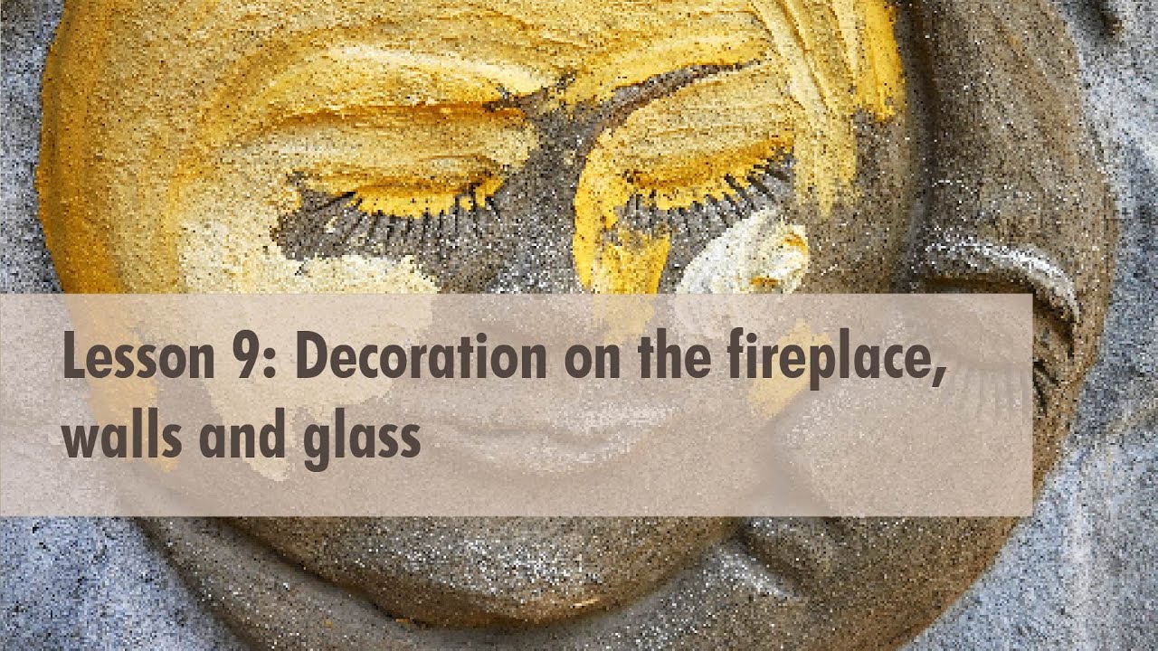 How to build a small house - Lesson 9: Decoration on the fireplace ...