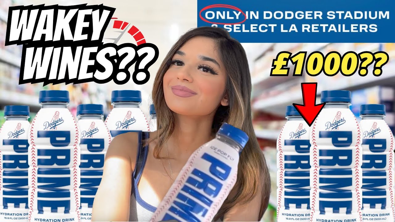 FINDING THE *NEW* LA DODGERS PRIME HYDRATION - FIRST EVER BOTTLE IN THE ...