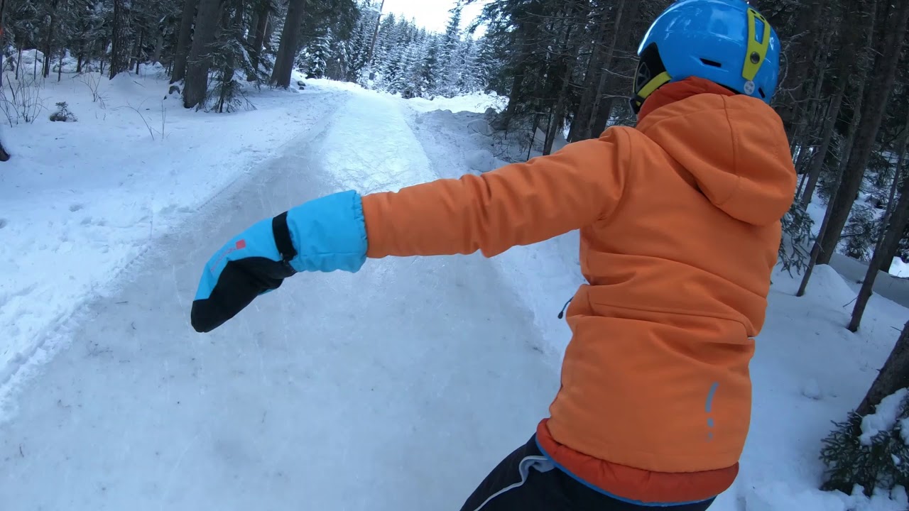 Eisweg Engadin 01 01 2021 - YouTube