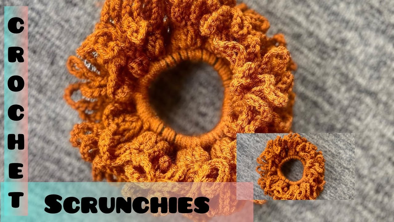 Crochet Scrunchie Tutorial - YouTube