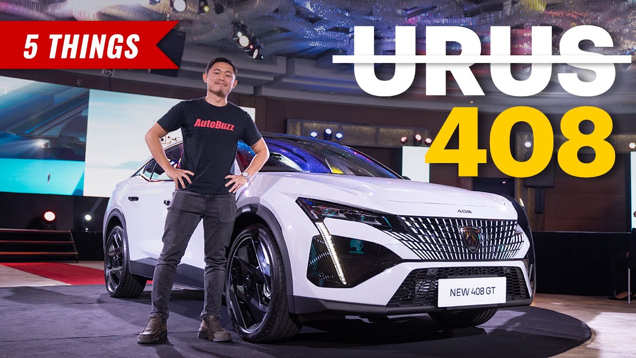 2024 Peugeot 408, from RM146k for Lambo Urus-like looks - AutoBuzz - YouTube