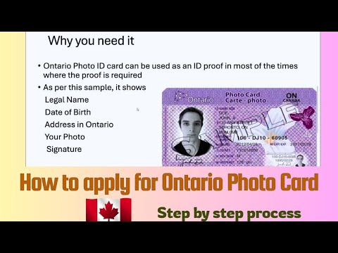 Ontario Photo Card-Detailed process|How to apply Ontario Photo Card ...