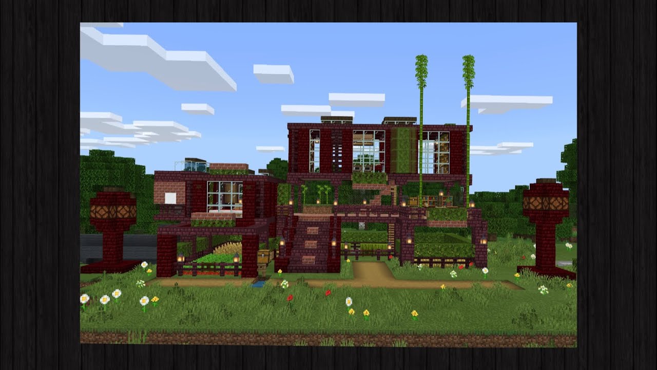 Sustainable house tour in Minecraft - YouTube
