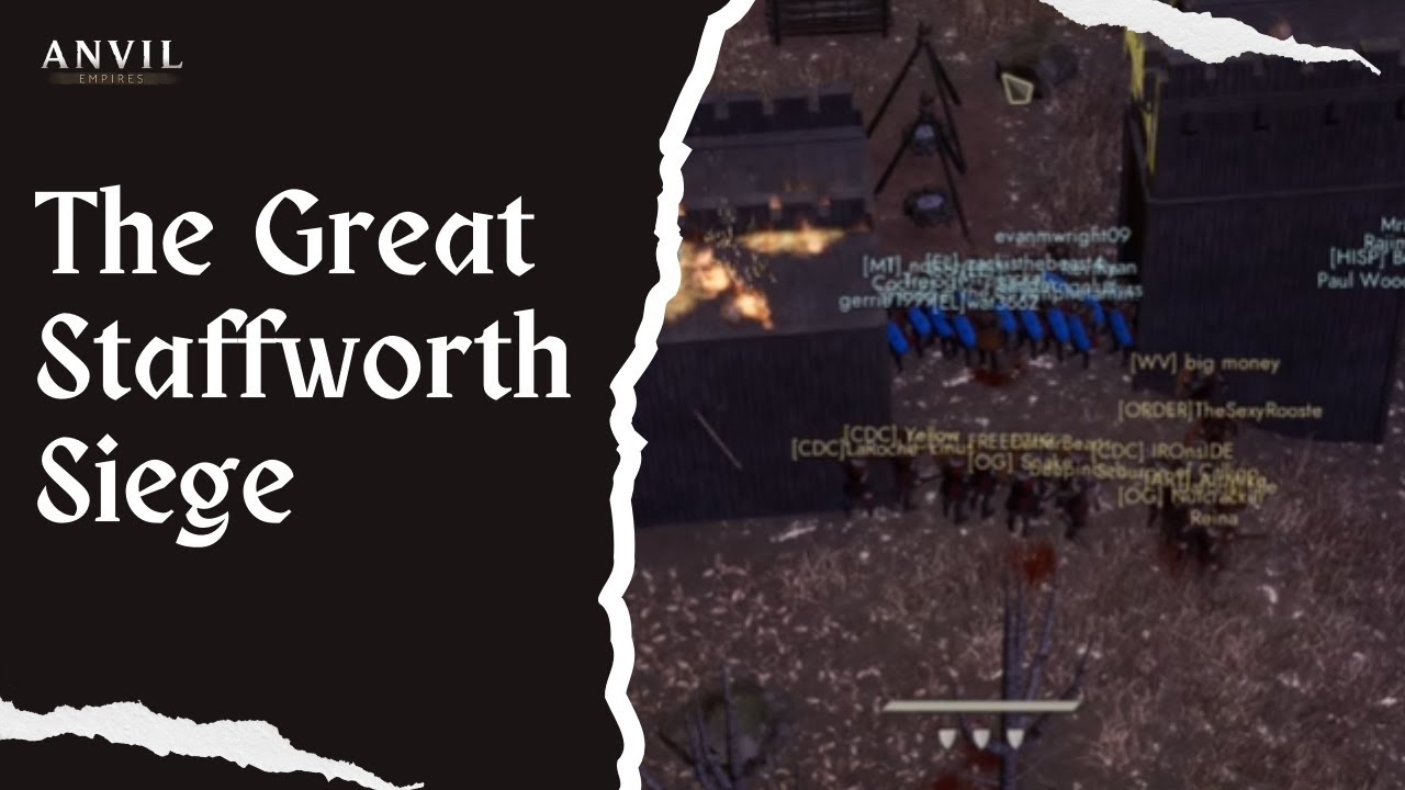 THE GREAT STAFFWORTH SIEGE - ANVIL EMPIRES PRE-ALPHA - YouTube