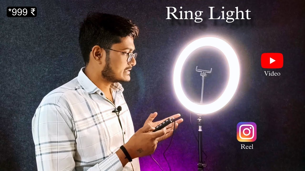 My Budget Ring Light for YouTube and Instagram Reels | Vishal View Tech ...