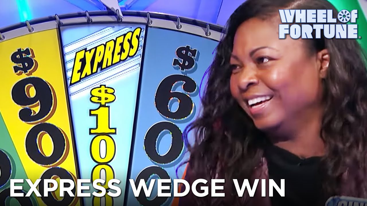 Cindy Hops on the Express Wedge! | Wheel of Fortune - YouTube