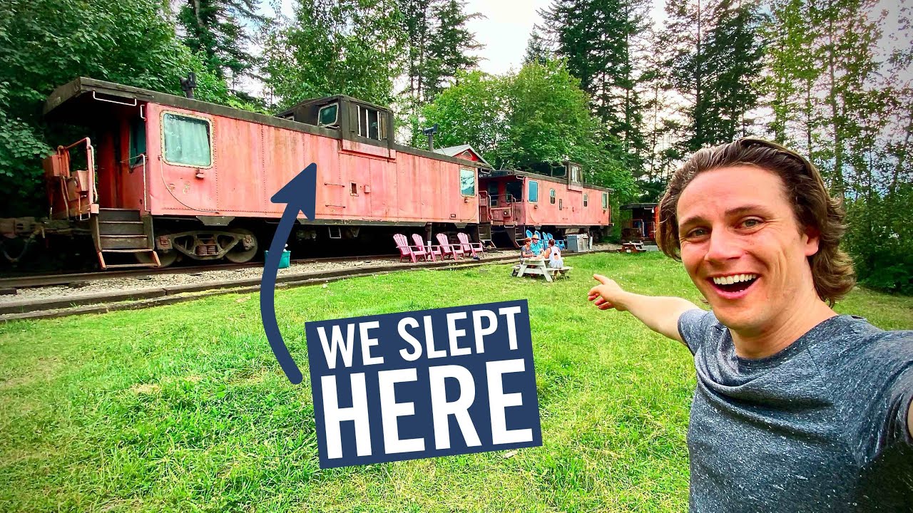 THIS TRAIN CABOOSE IS A HOSTEL! - Full Tour - YouTube