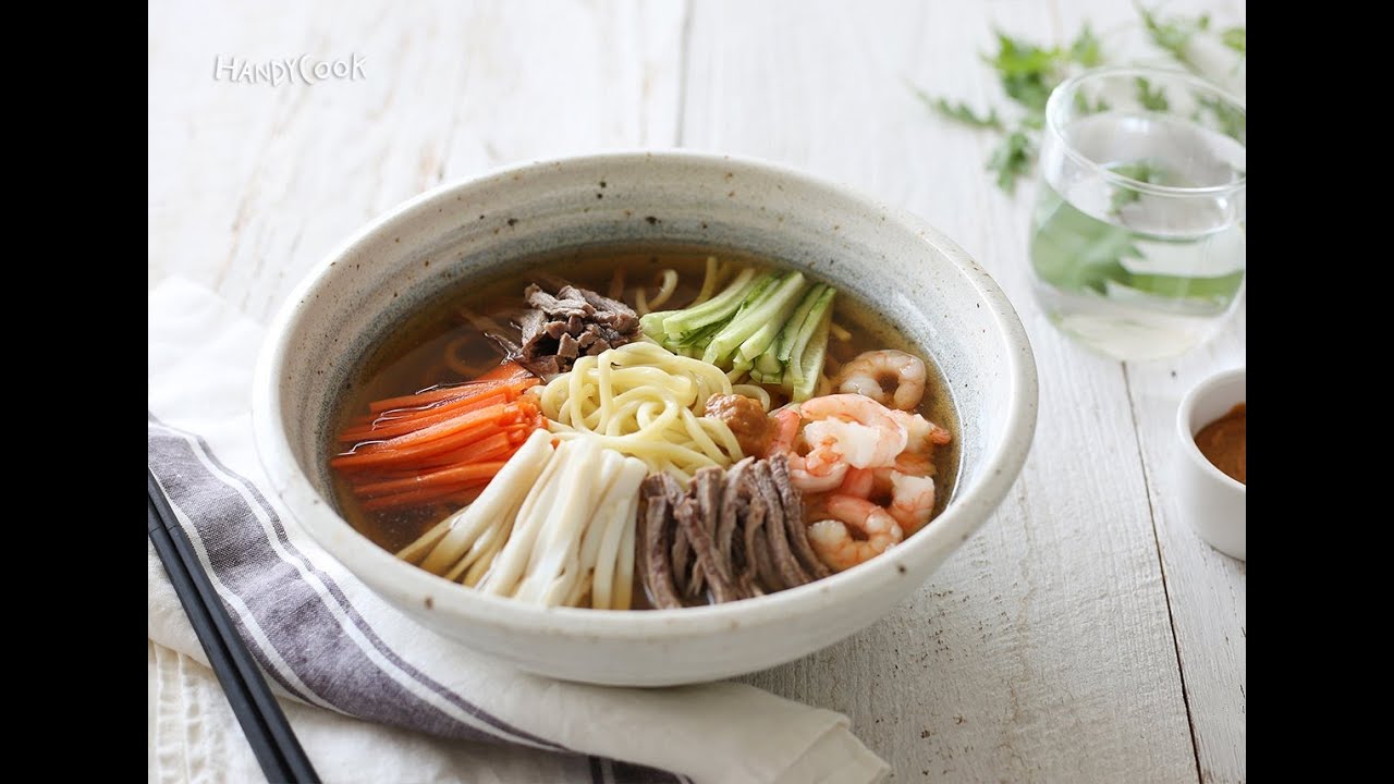 중국식냉면 (Chinese-style cold noodles / 冷やし中華） - YouTube