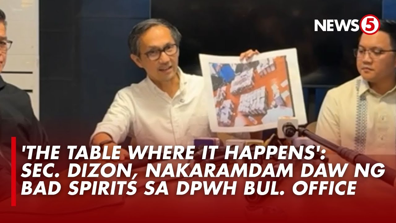 DPWH Sec. Dizon: This is the infamous table, and infamous room - YouTube