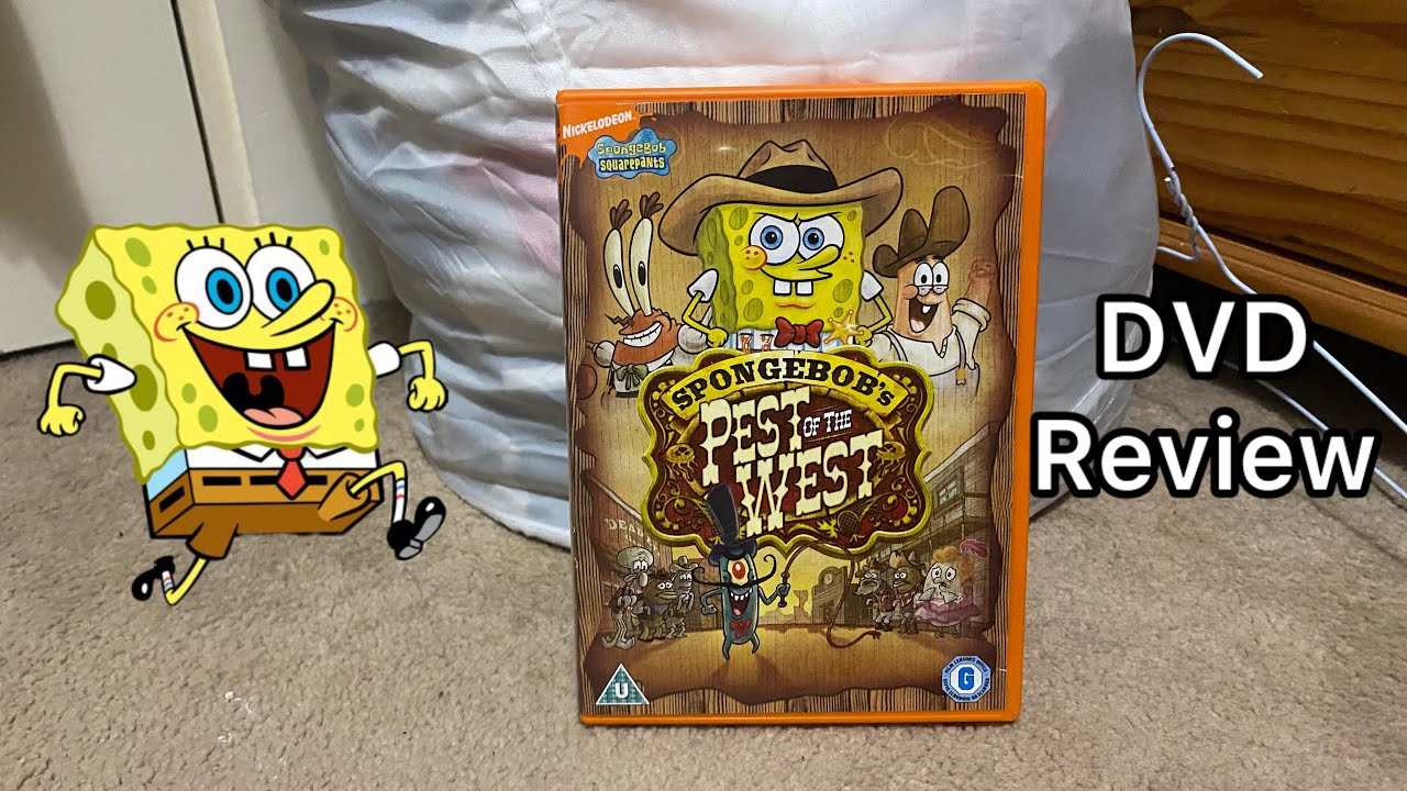 SpongeBob SquarePants pest of the west UK DVD review - YouTube