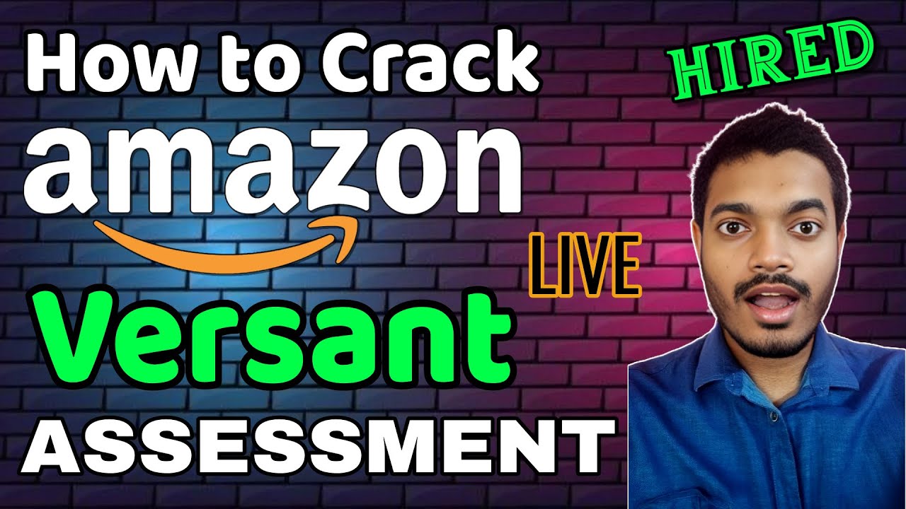 LEARN - How to Crack Amazon Versant Test | Detailed Explanation - YouTube