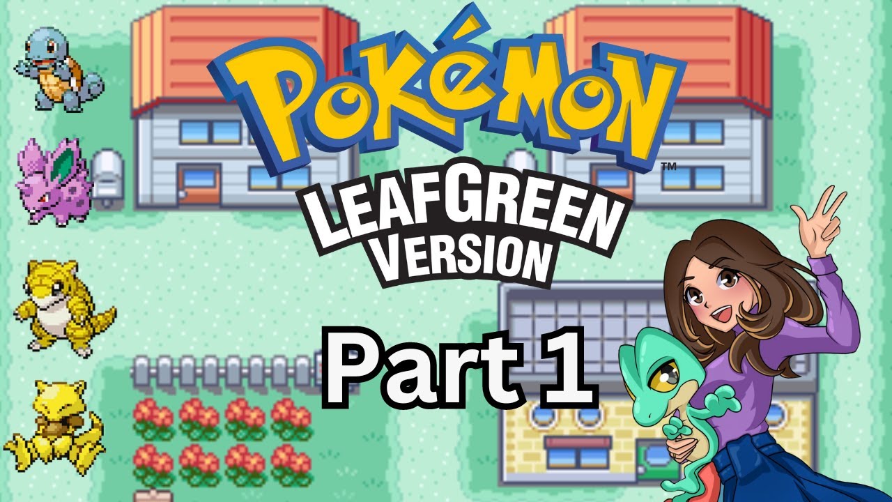 First day in Kanto! [Leaf Green Part 1] - YouTube