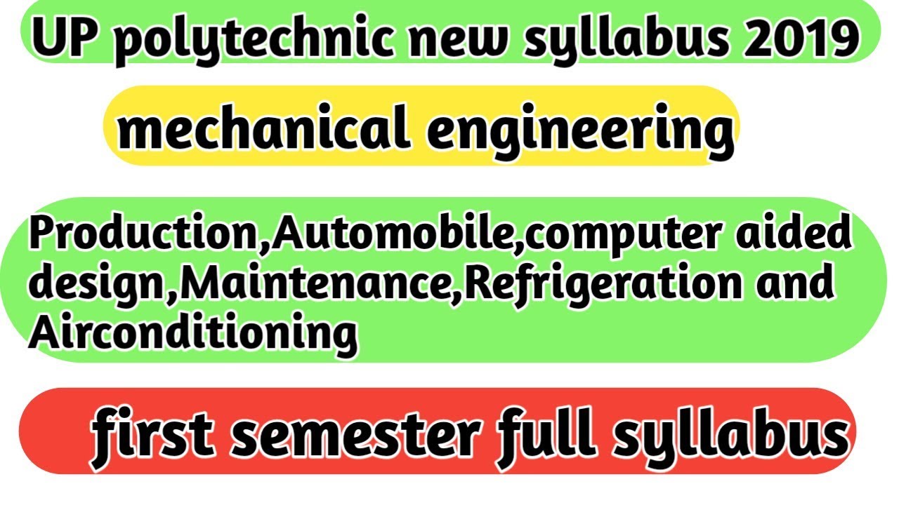 up Polytechnic First Semester Mechanical Syllabus production up-polytechnic-first-semester-mechanical-syllabus-production