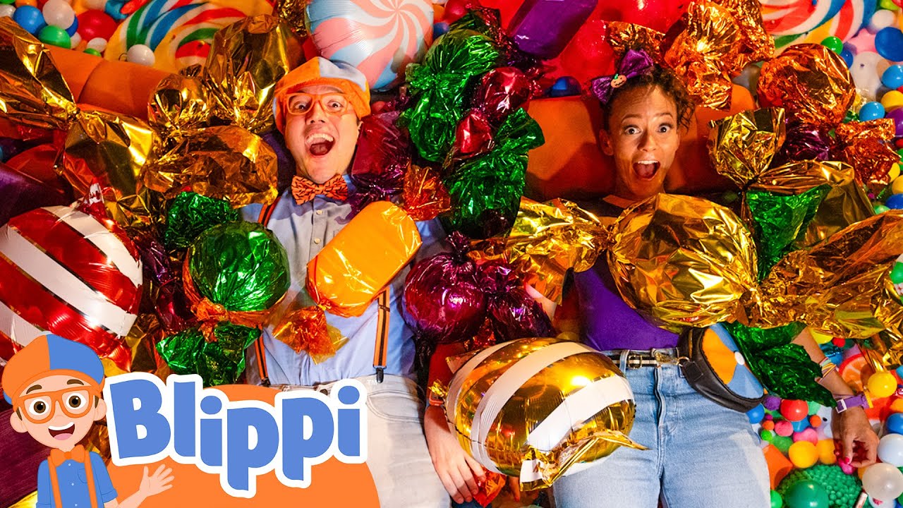 Party Like It's Halloween 🍬 | Blippi Songs 🎶| Educational Songs For ...