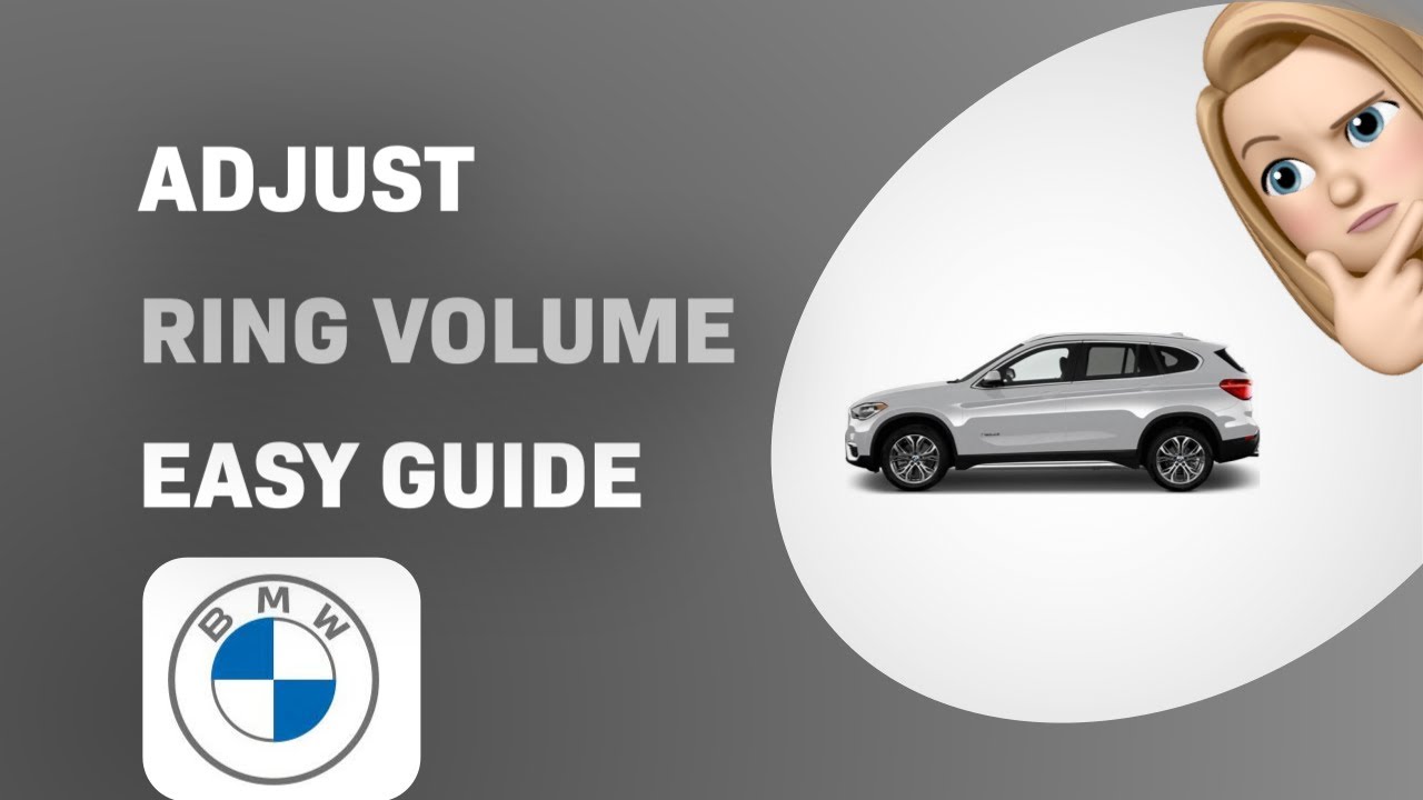 How to Adjust Ring Volume in BMW X1 - Easy Step-by-Step Guide - YouTube