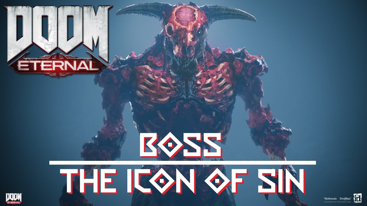 Doom Eternal - BOSS: The Icon of Sin // Nightmare // NoDeath - YouTube