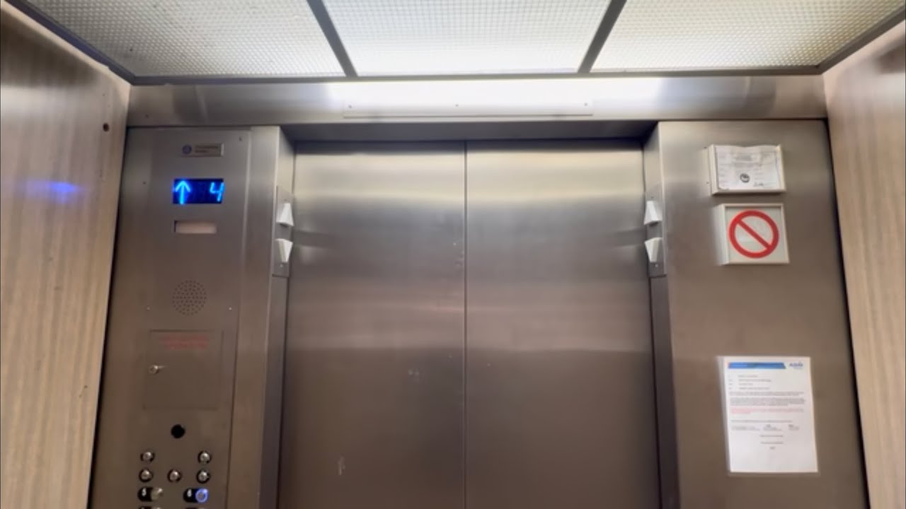 Thyssenkrupp Traction Elevators at the Halle Parking Garage in ...