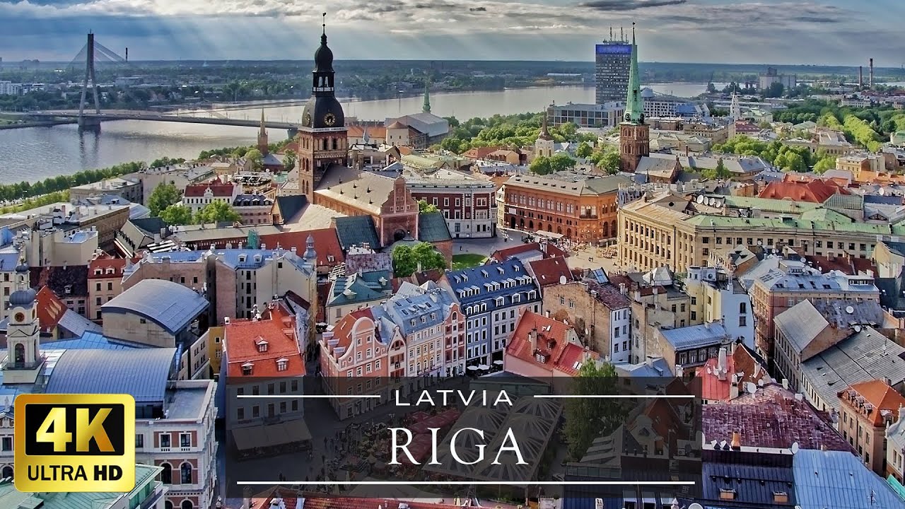 Riga, Latvia | 4K Drone Footage - YouTube